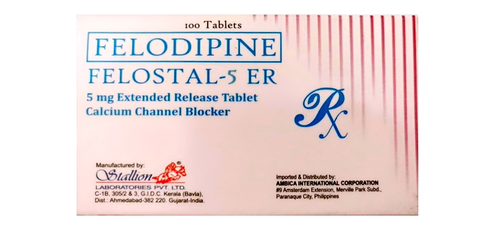 FELOSTAL-5 ER Felodipine 5mg Extended-Release Tablet 100's price in the ...