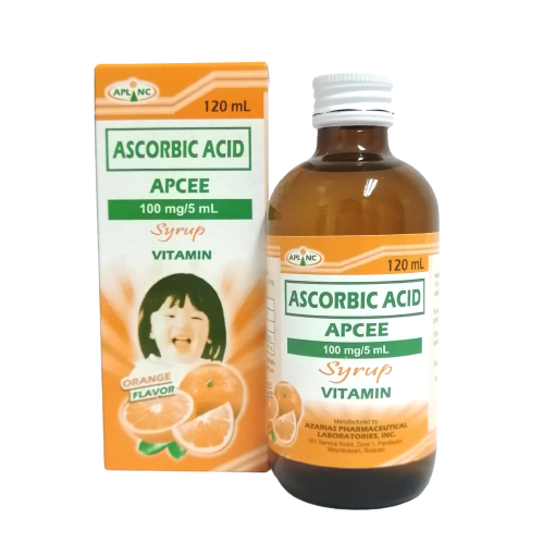 APCEE Ascorbic Acid 100mg / 5mL Syrup 120mL Orange price in the ...