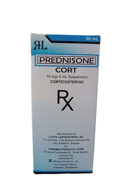 CORT Prednisone 10mg / 5mL Suspension 60mL price in the Philippines ...