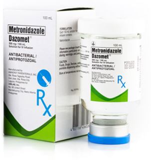 DAZOMET Metronidazole 500mg / 100mL Solution for IV Infusion 100mL 1's ...