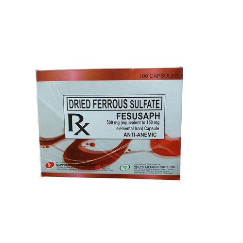 FESUSAPH Ferrous Sulfate 150mg Capsule 100's price in the Philippines ...