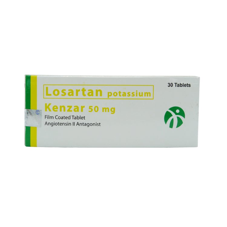 KENZAR Losartan Potassium 50mg Film-Coated Tablet 1's price in the ...