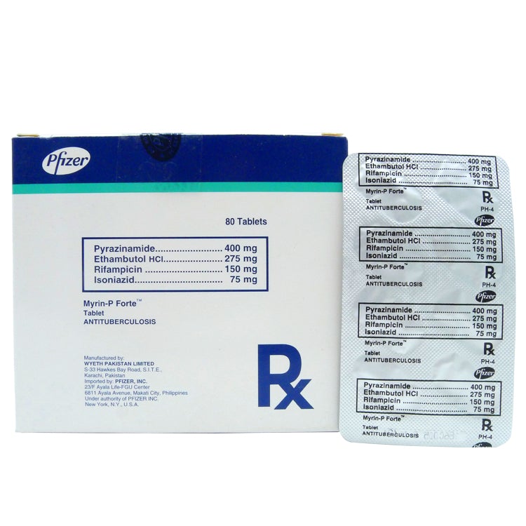 MYRIN P FORTE Pyrazinamide / Ethambutol Hydrochloride / Rifampicin ...