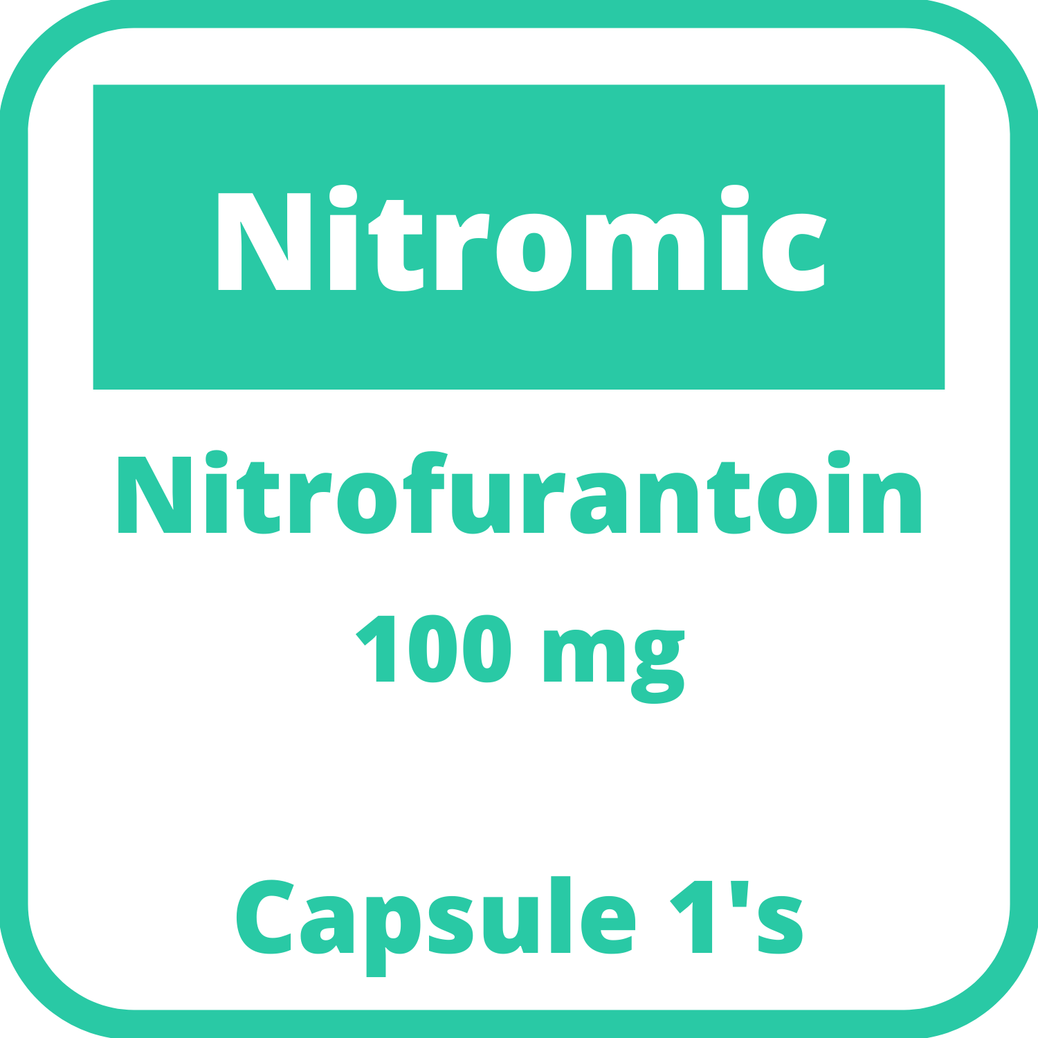 NITROMIC Nitrofurantoin 100mg Capsule 1's price in the Philippines ...