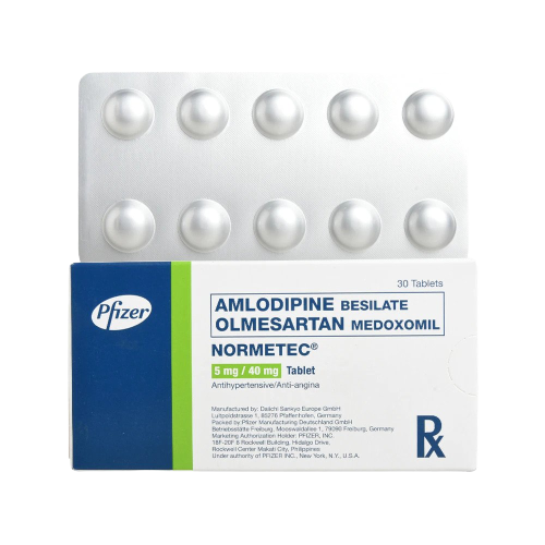 Buy Normetec amlodipine besilate / olmesartan medoxomil 5mg / 40mg film ...