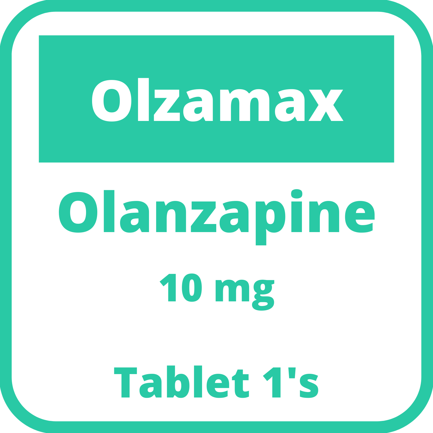 OLZAMAX Olanzapine 10mg Film-Coated Tablet 1's price in the Philippines ...