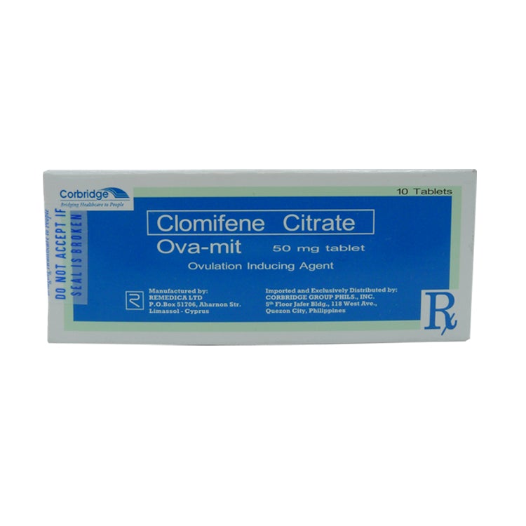OVA-MIT Clomifene Citrate 50mg Tablet 1's price in the Philippines ...