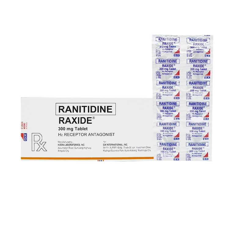 RAXIDE Ranitidine Hydrochloride 300mg Film-Coated Tablet 1's price in ...