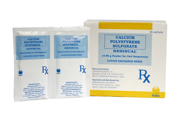 RESINCAL Calcium Polysterene Sulphonate 14.96g Powder for Oral ...