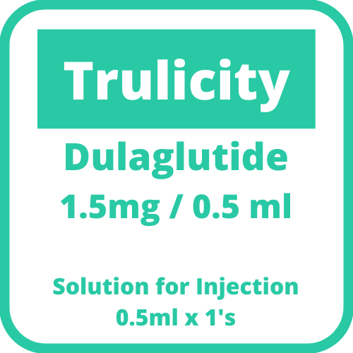 Buy Trulicity dulaglutide 1.5mg / 0.5ml solution for injection 0.5ml 1 ...