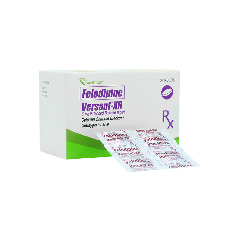 VERSANT-XR Felodipine 5mg Extended-Release Tablet 1's price in the ...
