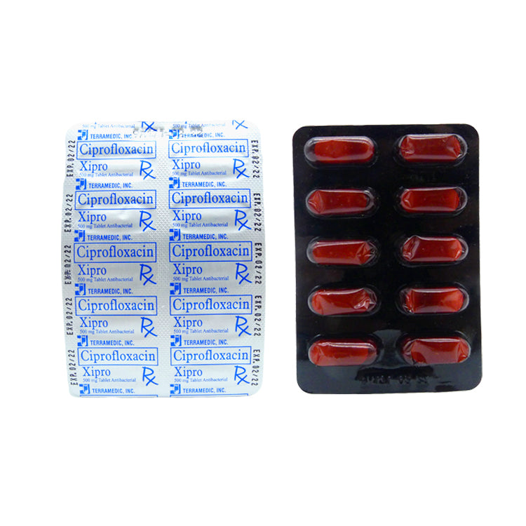 XIPRO Ciprofloxacin 500mg Tablet 1's price in the Philippines | MedsGo ...