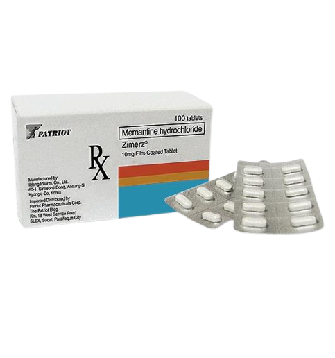 ZIMERZ Memantine Hydrochloride 10mg Film-Coated Tablet 1's price in the ...