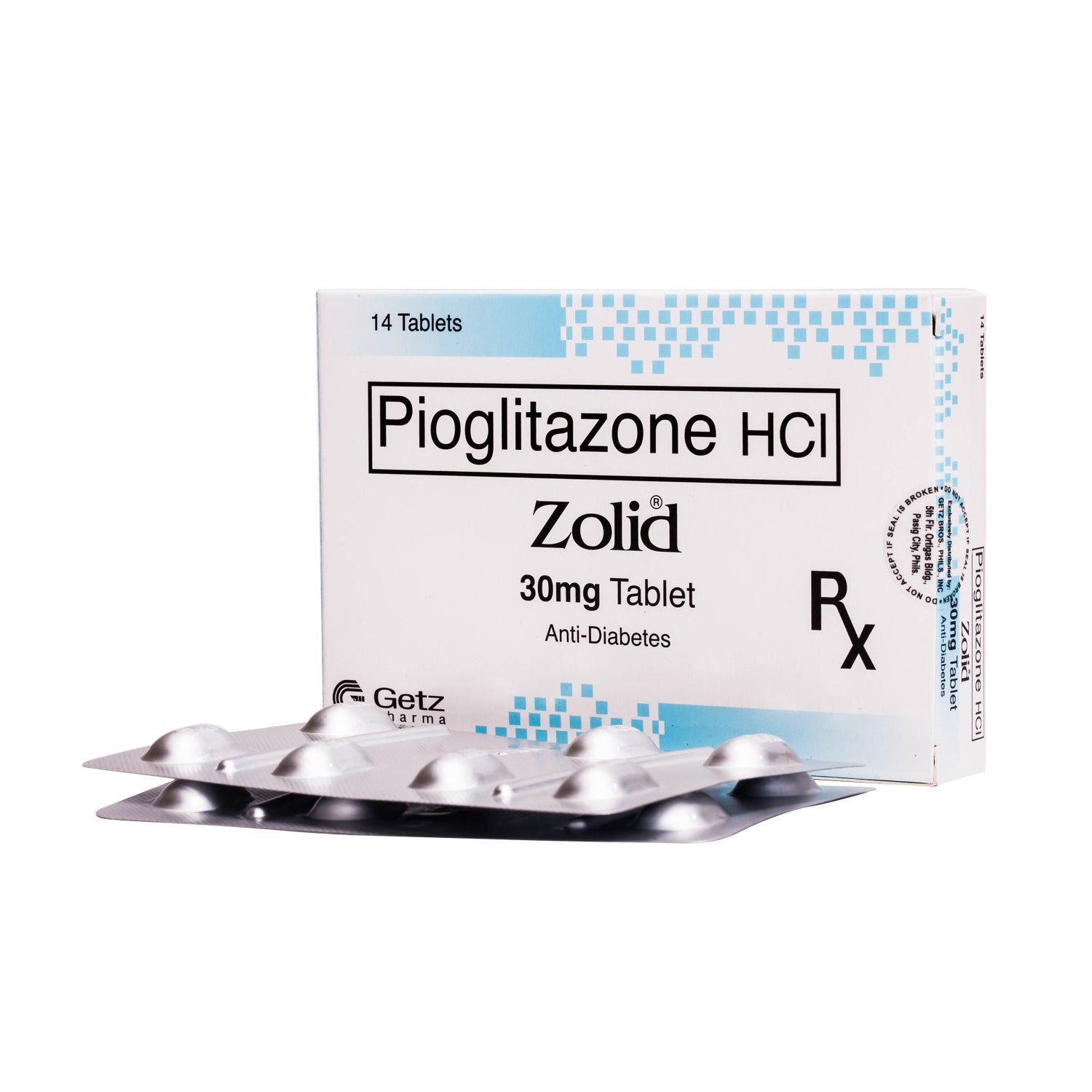 ZOLID Pioglitazone Hydrochloride 30mg Tablet 1's price in the ...