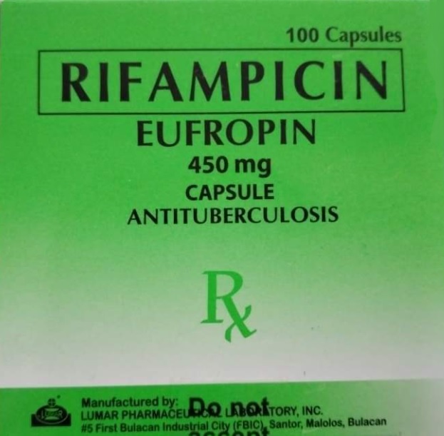 EUFROPIN Rifampicin 450mg Capsule 100's price in the Philippines ...