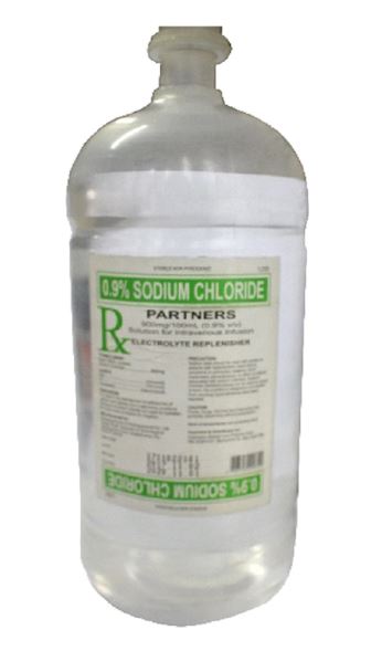 PARTNERS Sodium Chloride 9.0% (900mg / 100 mL) Solution for IV Infusion ...