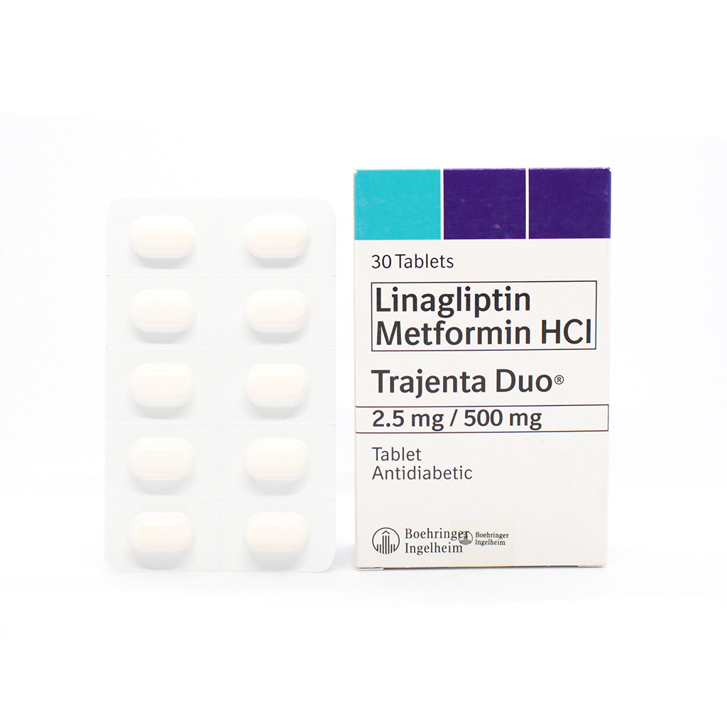 TRAJENTA DUO Linagliptin / Metformin Hydrochloride 2.5mg / 500mg Film ...