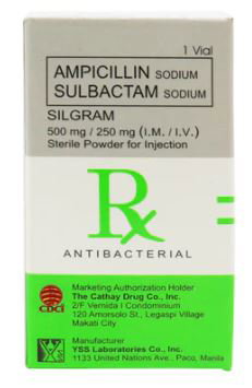 SILGRAM Ampicillin Sodium / Sulbactam Sodium 250mg / 125mg Powder for ...