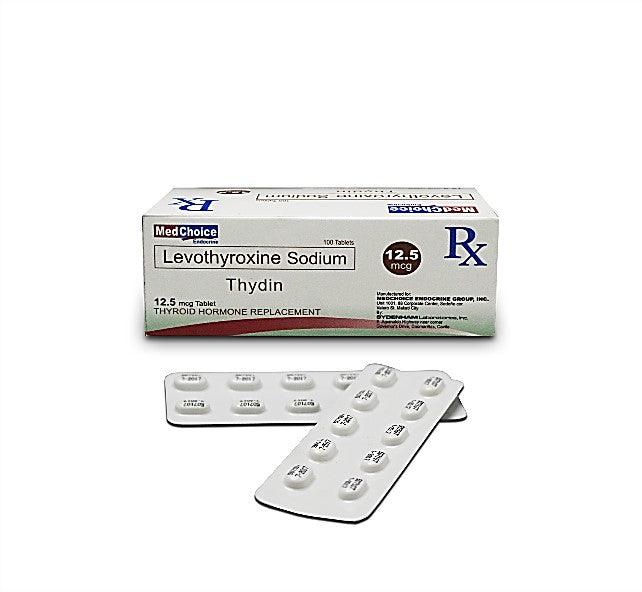 THYDIN Levothyroxine Sodium 12.5mcg Tablet 100's price in the ...