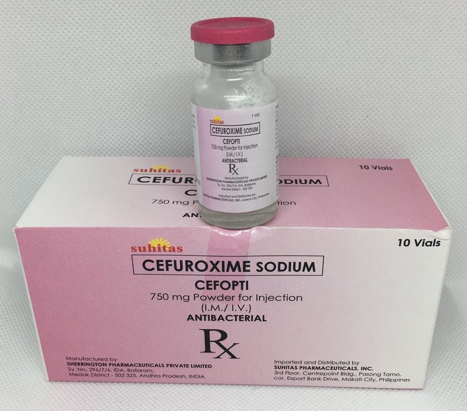 CEFOPTI Cefuroxime Sodium 750mg Powder for IM/IV Injection 10mL 10's ...