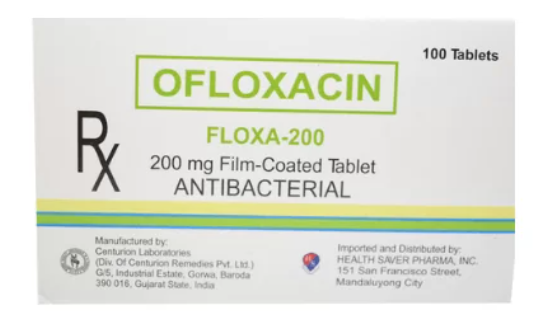 FLOXA-200 Ofloxacin 200mg Film-Coated Tablet 100's price in the ...
