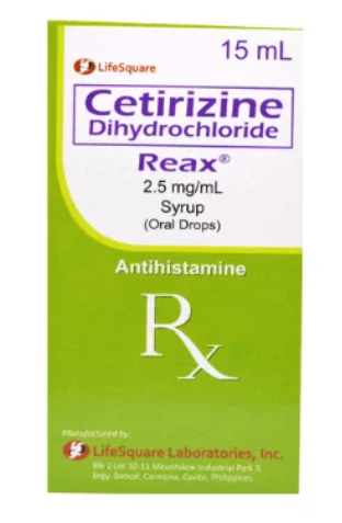 REAX Cetirizine Dihydrochloride 1mg / mL Syrup 60mL price in the ...
