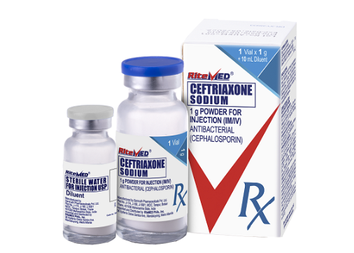 SITIXON Ceftriaxone Sodium 1g Powder for IM/IV Injection 10mL 1's price ...