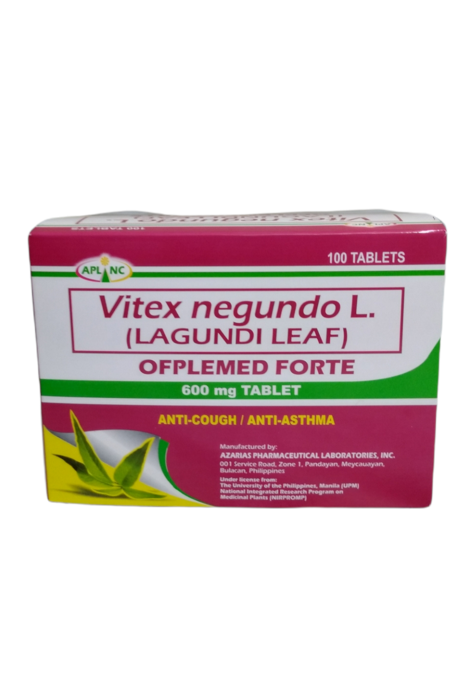 OFPLEMED FORTE Vitex Negundo L. 600mg Tablet 100's price in the ...