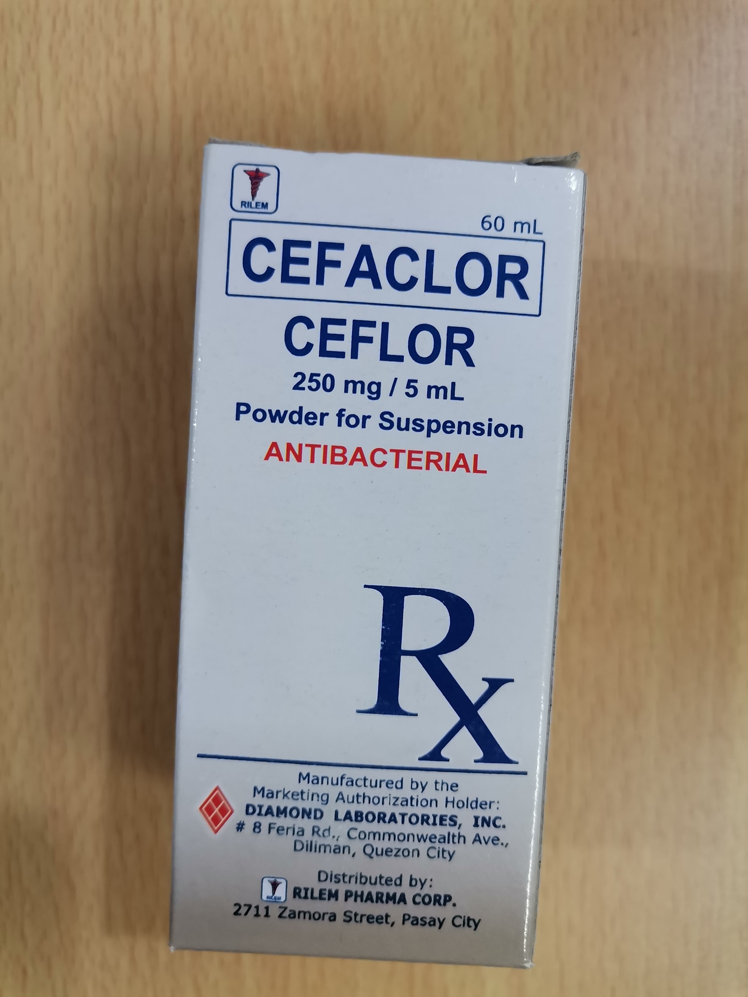 CEFLOR Cefaclor 250mg / 5mL Powder for Suspension 60mL price in the ...