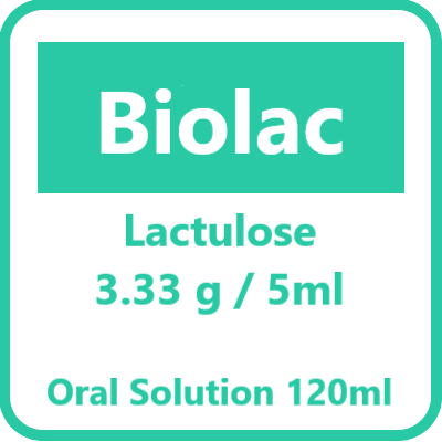 BIOLAC Lactulose 3.33g / 5mL Oral Solution 120mL price in the Philippines | MedsGo Pharmacy