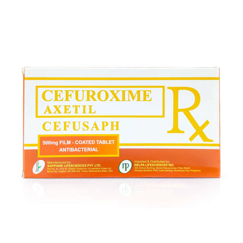 CEFUSAPH Cefuroxime Axetil 500mg Film-Coated Tablet 100's price in the ...
