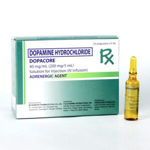 DOPACORE Dopamine Hydrochloride 40mg / mL (200mg / 5mL) Solution for IV ...