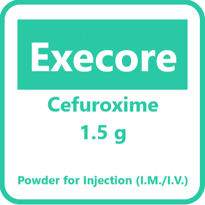 EXECORE Cefuroxime Sodium 1.5g Powder for IM/IV Injection 1's price in ...
