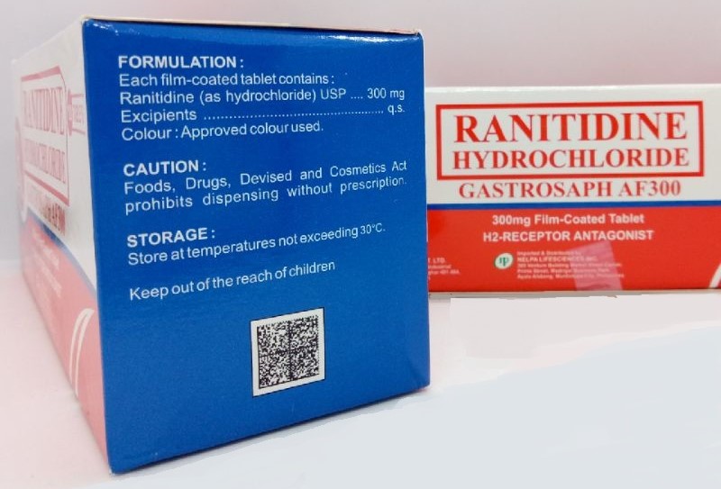 GASTROSAPH AB300 Ranitidine Hydrochloride 300mg Film-Coated Tablet 50's ...