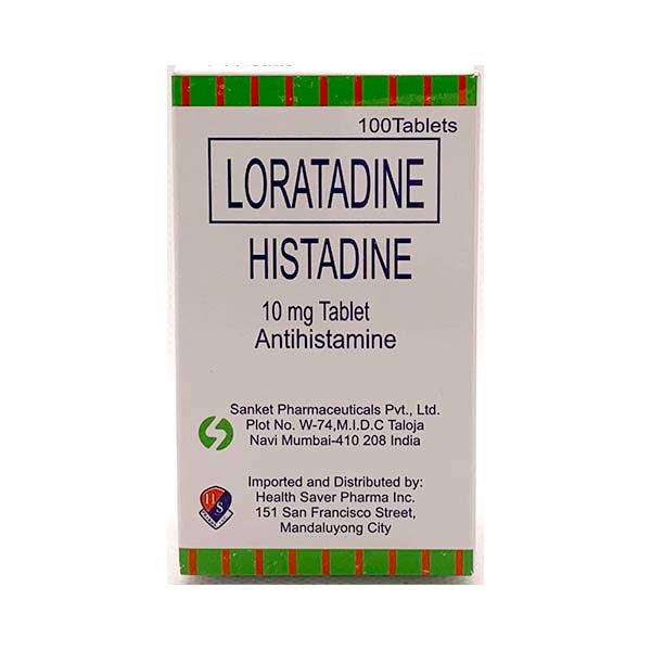 HISTADINE Loratadine 10mg Tablet 100's price in the Philippines ...