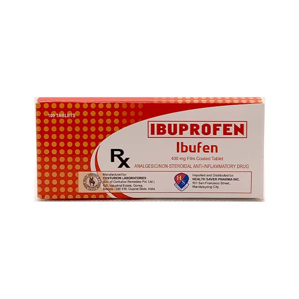 IBUFEN Ibuprofen 400mg Film-Coated Tablet 100's price in the ...