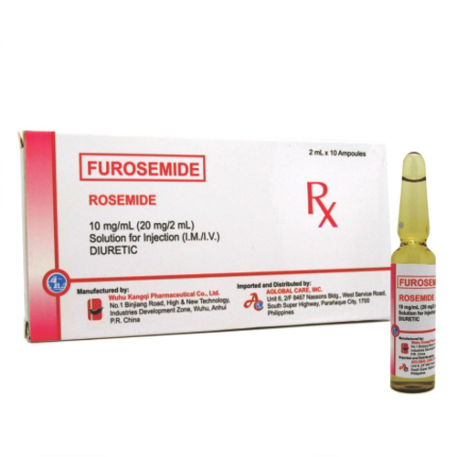 ROSEMIDE Furosemide 10mg / mL (20mg / 2mL) Solution for IV/IM Injection ...