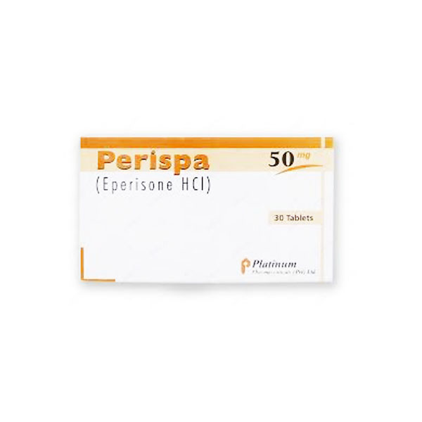 PERISPA Eperisone Hydrochloride 50mg Tablet 30's price in the ...