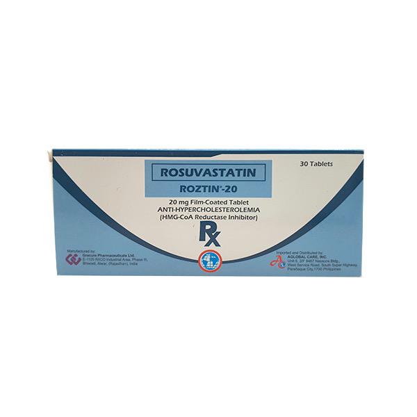 ROZTIN-20 Rosuvastatin 20mg Film-Coated Tablet 30's price in the ...