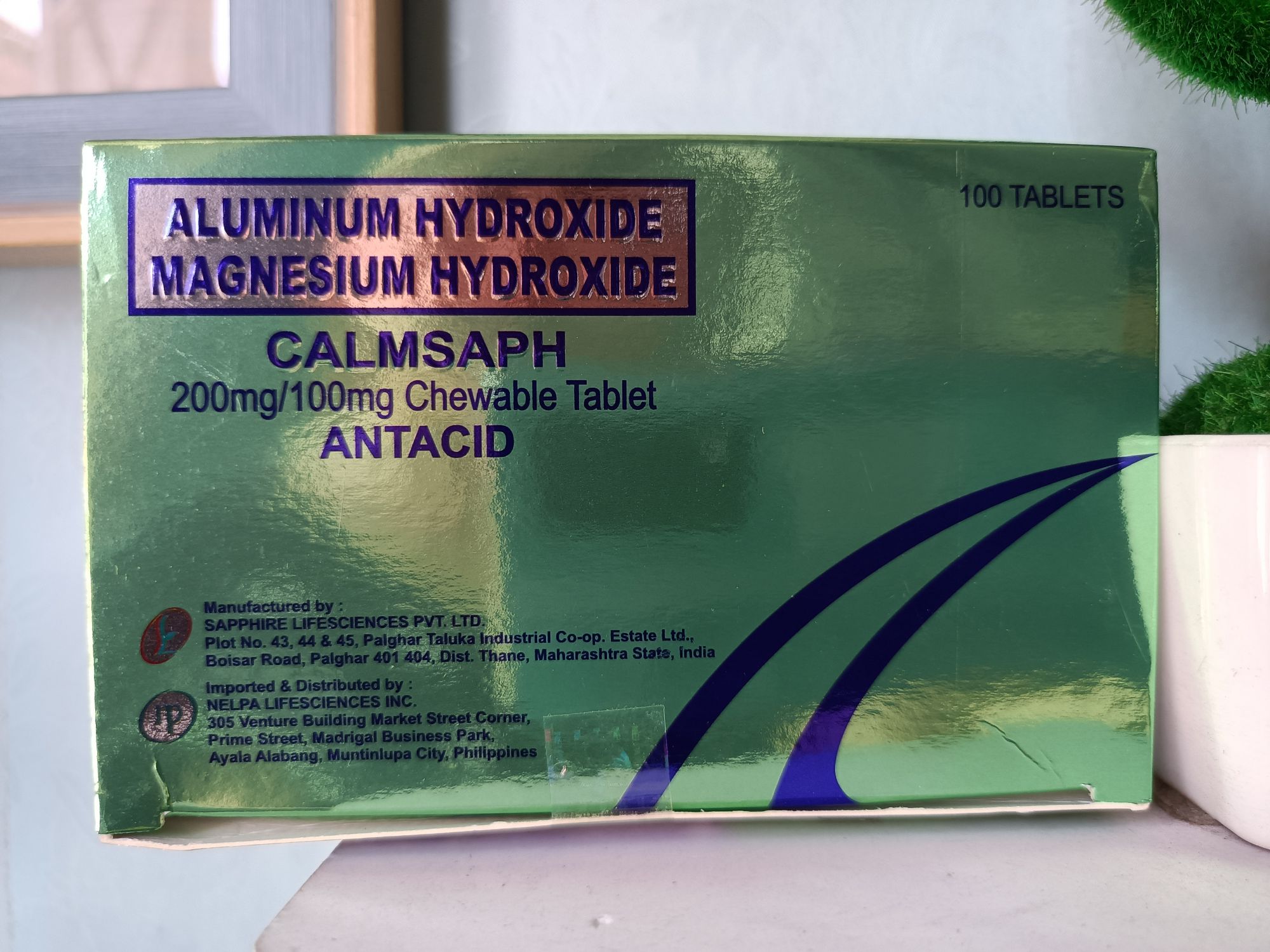 CALMSAPH Aluminum Hydroxide / Magnesium Hydroxide 200mg / 100mg ...