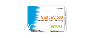 VEXLEV 500 Levetiracetam 500mg Film-Coated Tablet 30's price in the ...