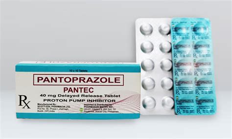 PANTEC Pantoprazole Sodium Sesquihydrate 40mg Delayed-Release Tablet ...