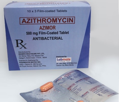 AZIMOR Azithromycin 500mg Film-Coated Tablet 1's price in the ...