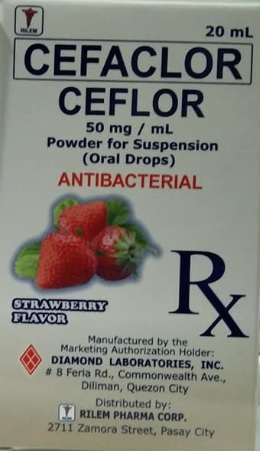 CEFLOR Cefaclor 50mg / mL Powder for Suspension (Oral Drops) 20mL ...