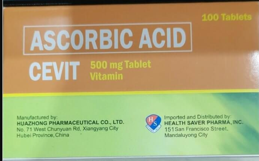 CEVIT Ascorbic Acid 500mg Tablet 100's price in the Philippines ...