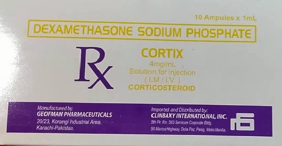 CORTIX Dexamethasone Sodium Phosphate 4mg / mL Solution for IM/IV ...
