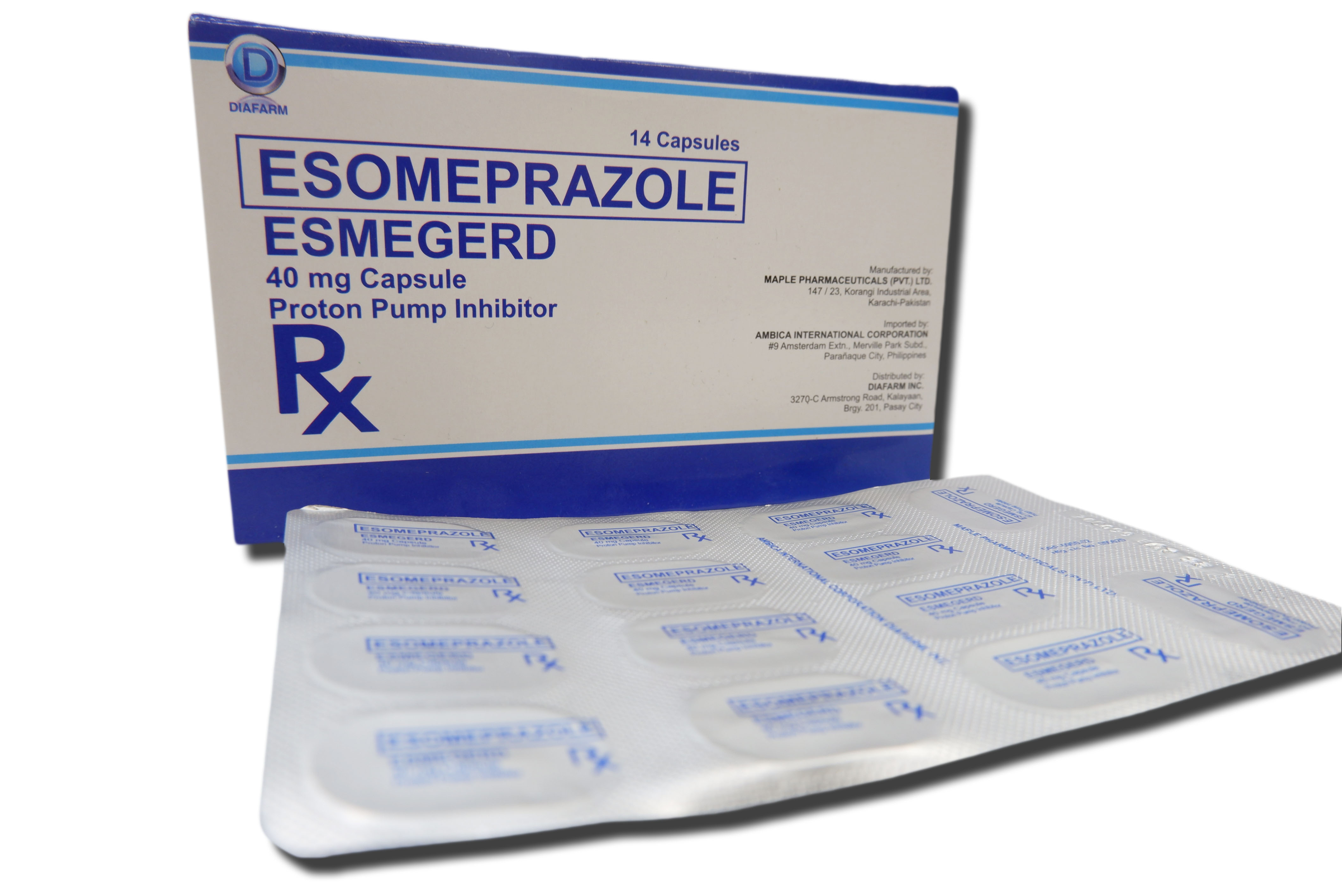 ESMEGERD Esomeprazole 40mg Capsule 14's price in the Philippines ...