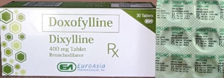 DIXYLLINE Doxofylline 400mg Tablet 30's price in the Philippines ...