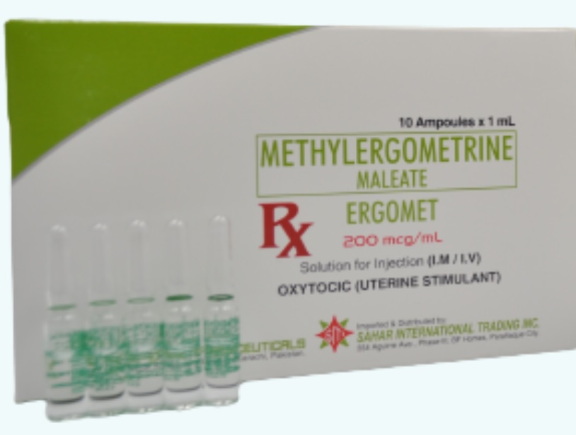 ERGOMET Methylergometrine Maleate 200mcg / mL Solution for IM/IV ...