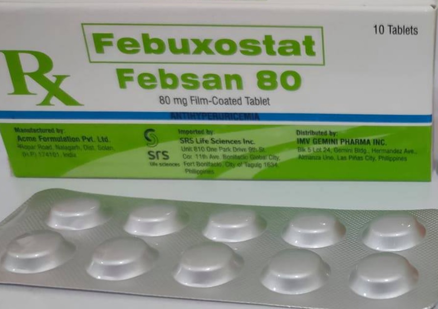 FEBSAN 40 Febuxostat 40mg Film-Coated Tablet 10's price in the ...